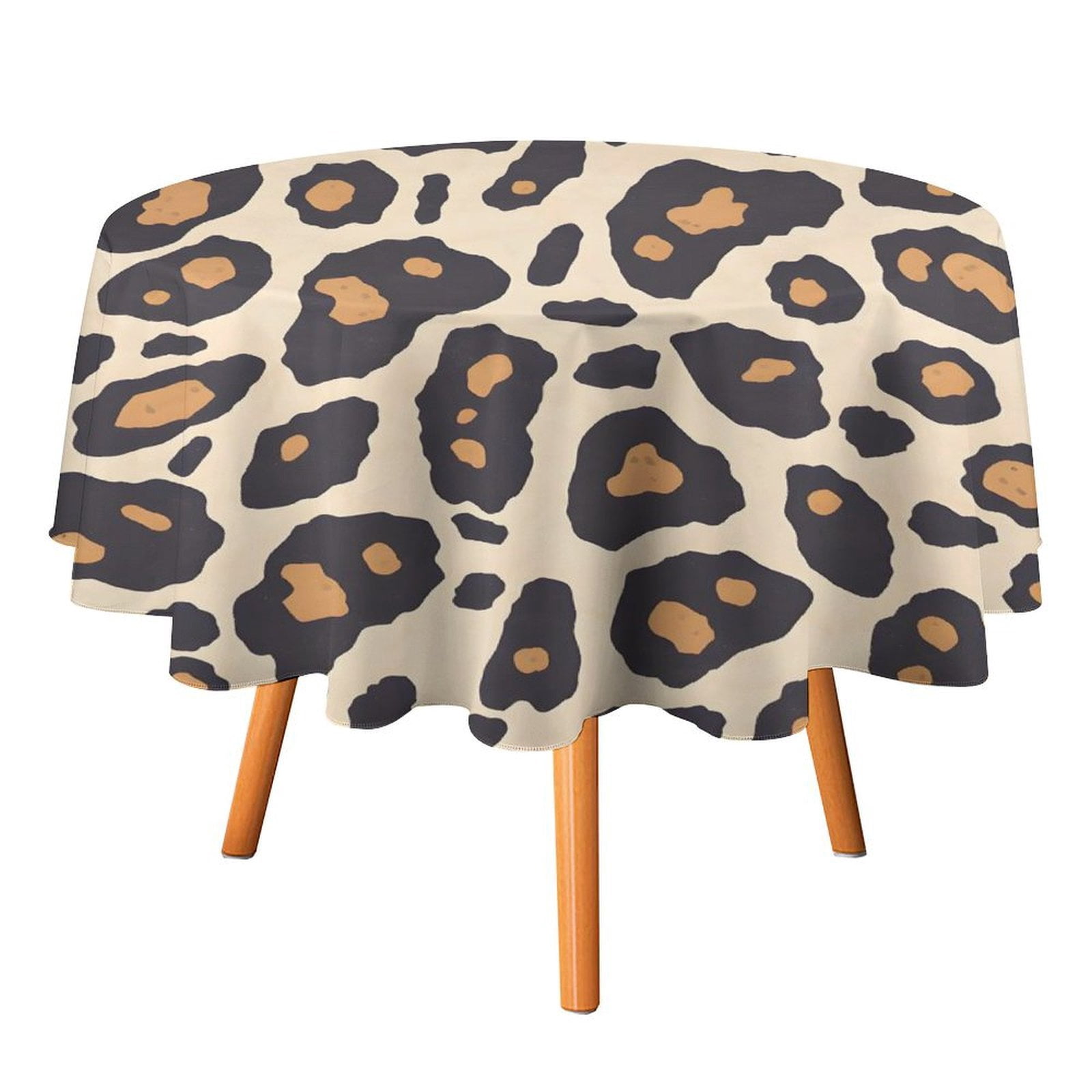 70x70in Round Tablecloth Car Line Straight And Dense Wireless Head Gap ...