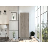 71.10" High Double Door Storage Cabinet | Meets Different Room Storage ...