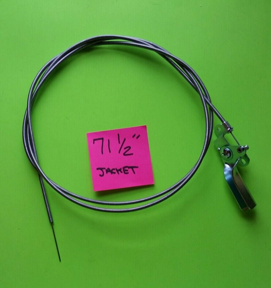 71.5" Troy-Bilt Horse Tiller Throttle Control Cable & Lever Assembly ...