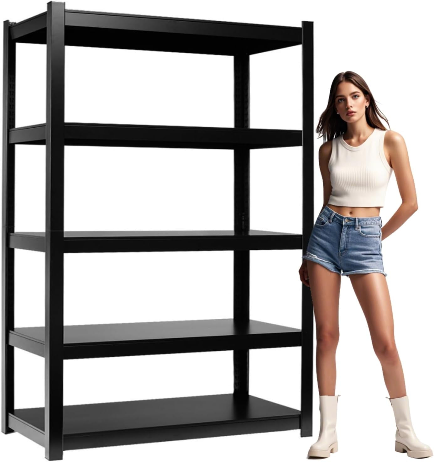 71" H Garage Shelving Unit, Garage Storage Shelves 3000LBS Heavy Duty ...