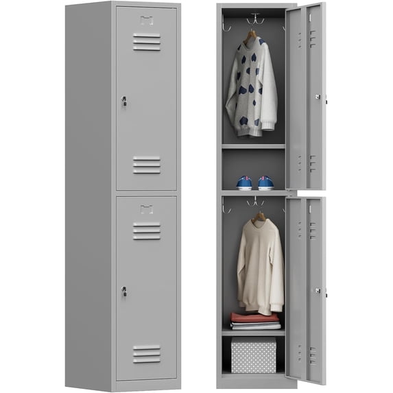 71" Metal Locker with Keys for Home,Gym,Steel Office Storage Locker ...