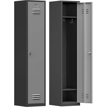 "MIIIKO Metal Locker for Dorm, Staff, 71"" High Steel Storage Cabinet ...
