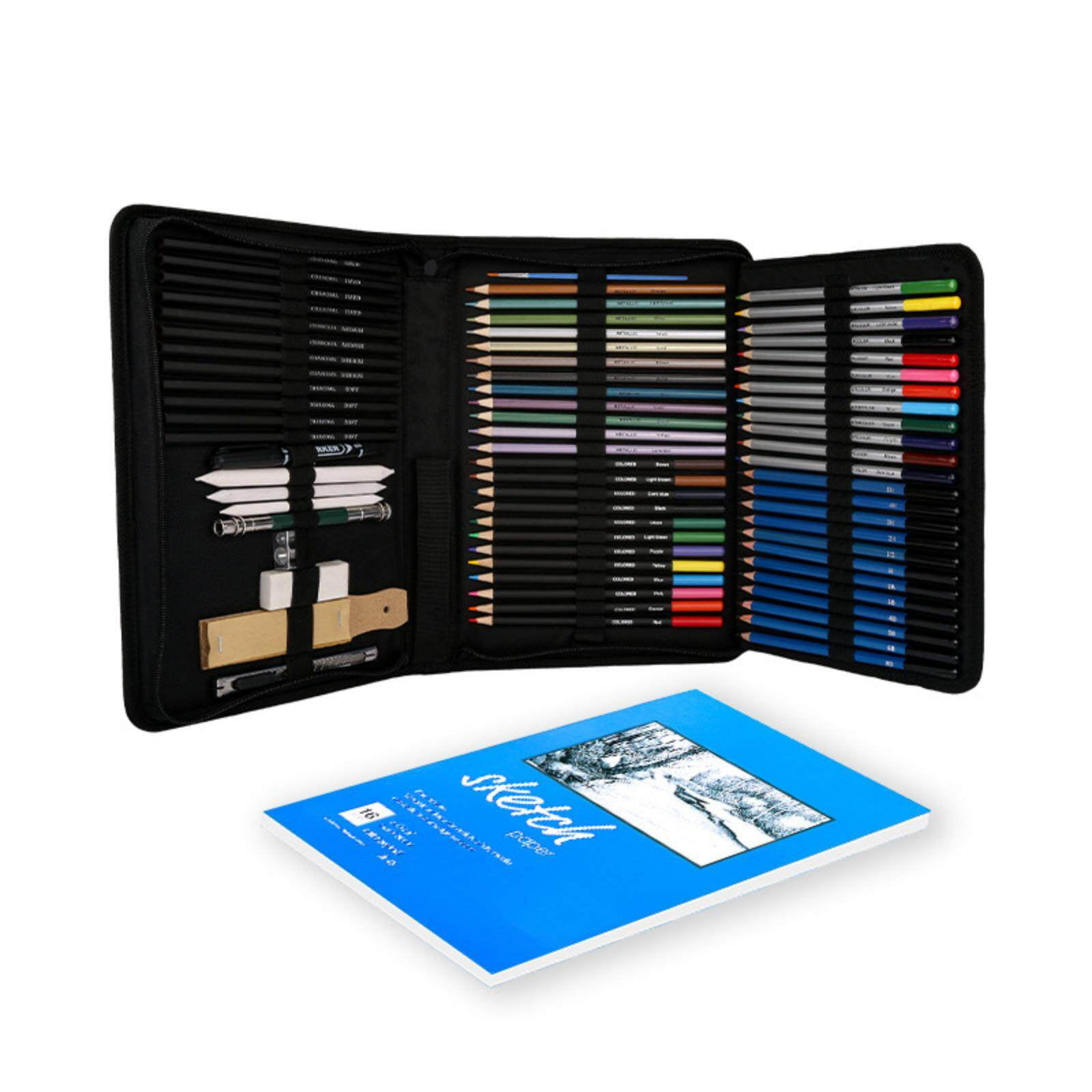 71-Piece Arts Supplies and Drawing Kit Set - Completed Set of Art ...