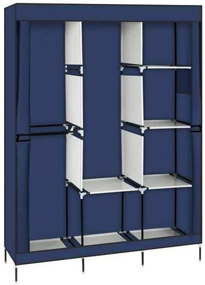 71" Portable Closet Wardrobe Clothes Rack Storage Organizer Generic ...