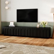 WAMPAT 114'' Farmhouse TV Stand for TVs Up to 115 Inch, Vintage Grey ...