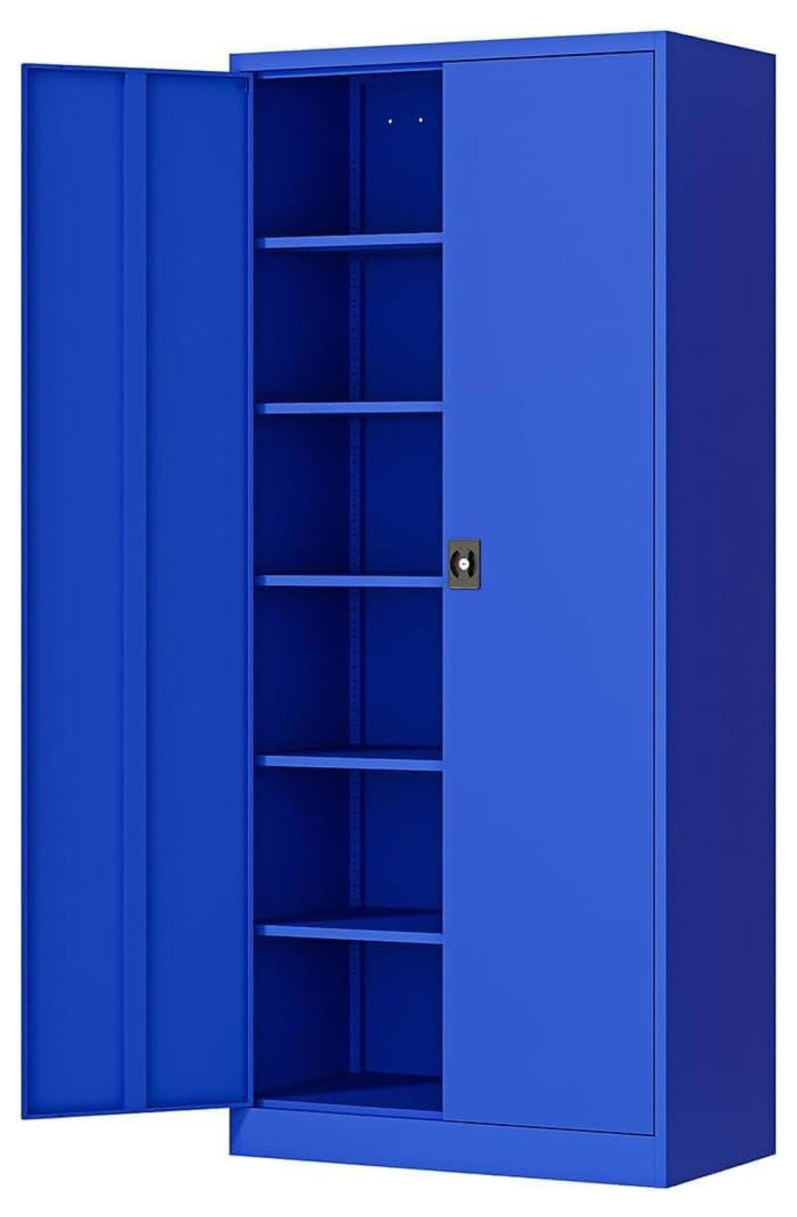 71” Tall Metal Storage Cabinet - Steel File Cabinets with Lockable ...