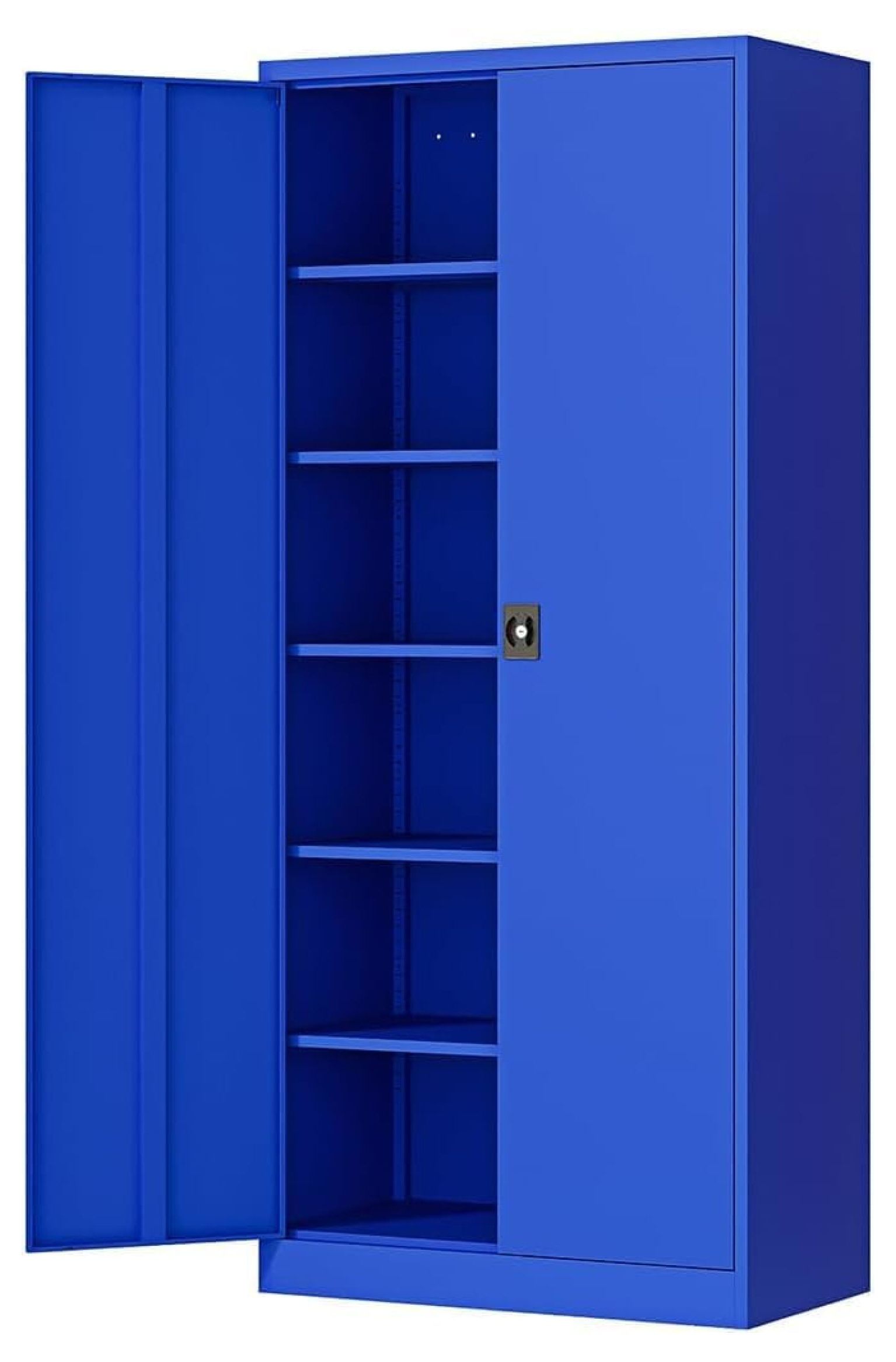 71” Tall Metal Storage Cabinet - Steel File Cabinets with Lockable ...