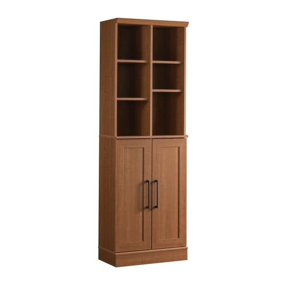 71" Tall Wood Storage Cabinets with Adjustable Shelves & Doors ...