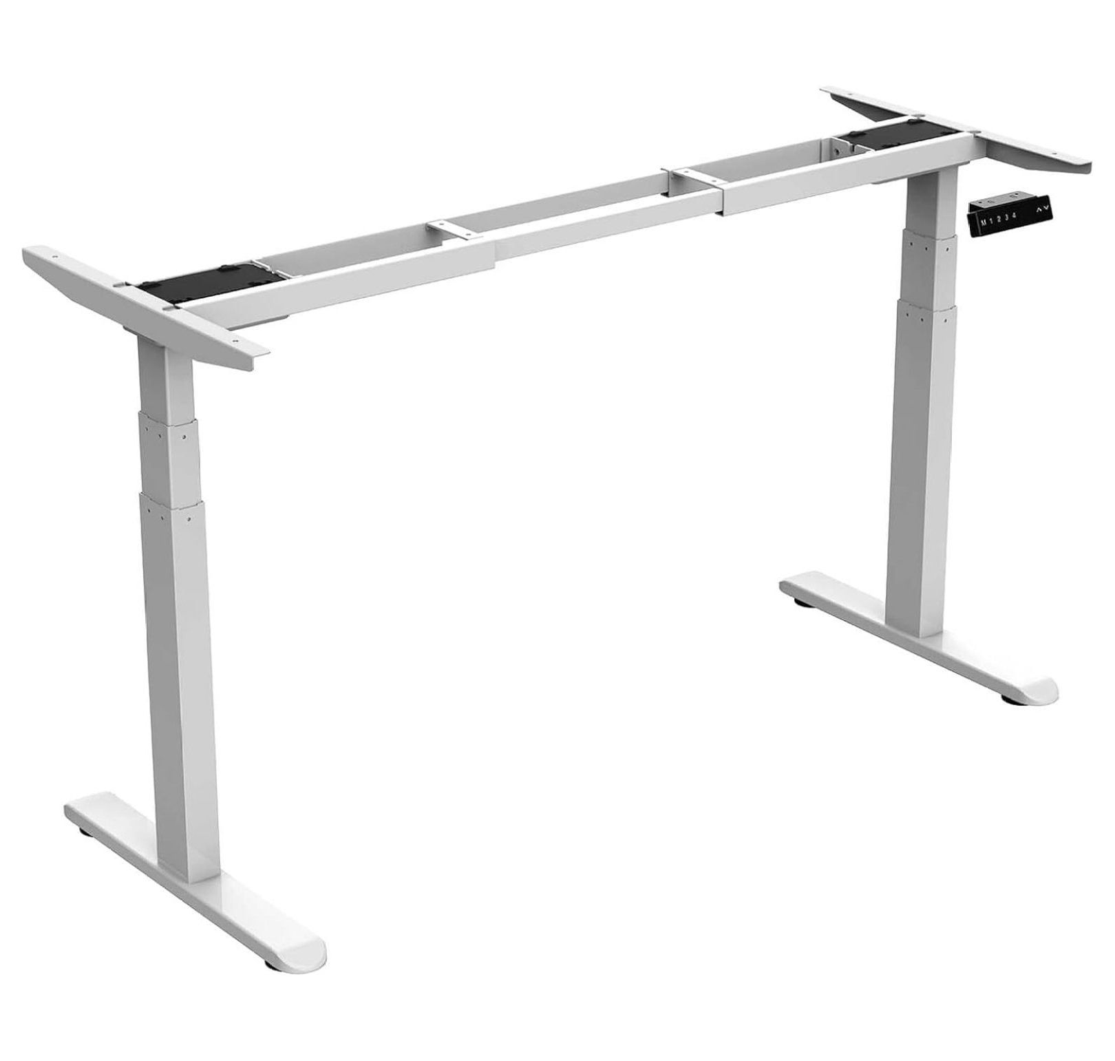 71" W Standing Desk Frame, Dual Motor Electric Height Adjustable Sit ...