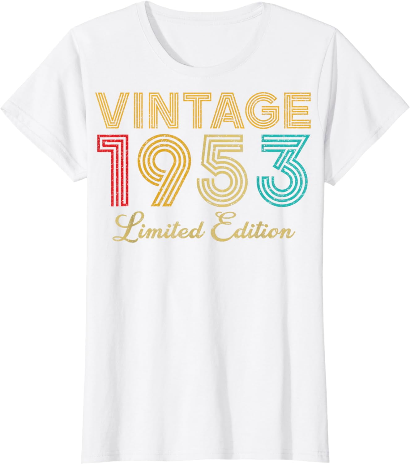 71 Years Old Vintage 1953 Limited Edition 71th Birthday T-Shirt ...