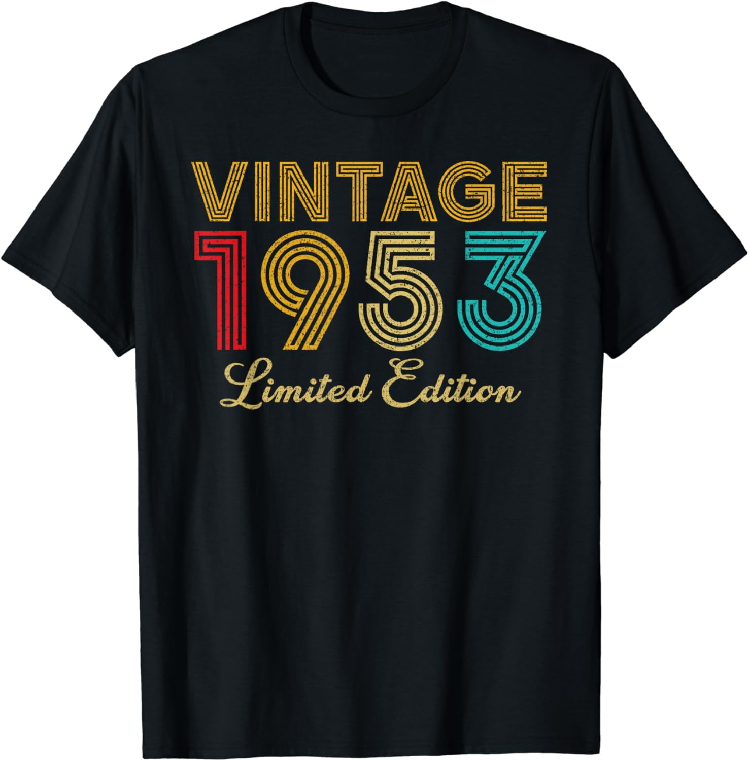 71 Years Old Vintage 1953 Limited Edition 71th Birthday T-Shirt ...