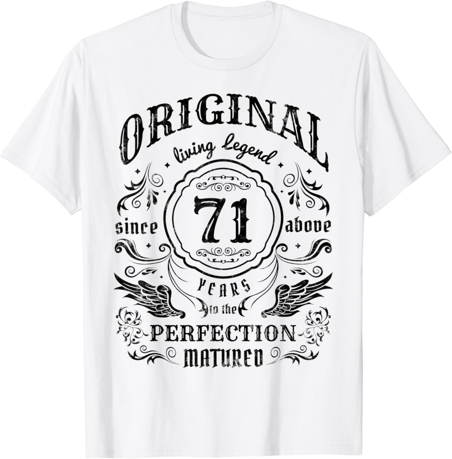 71 Years Old Vintage 71th Birthday T-Shirt - Walmart.com