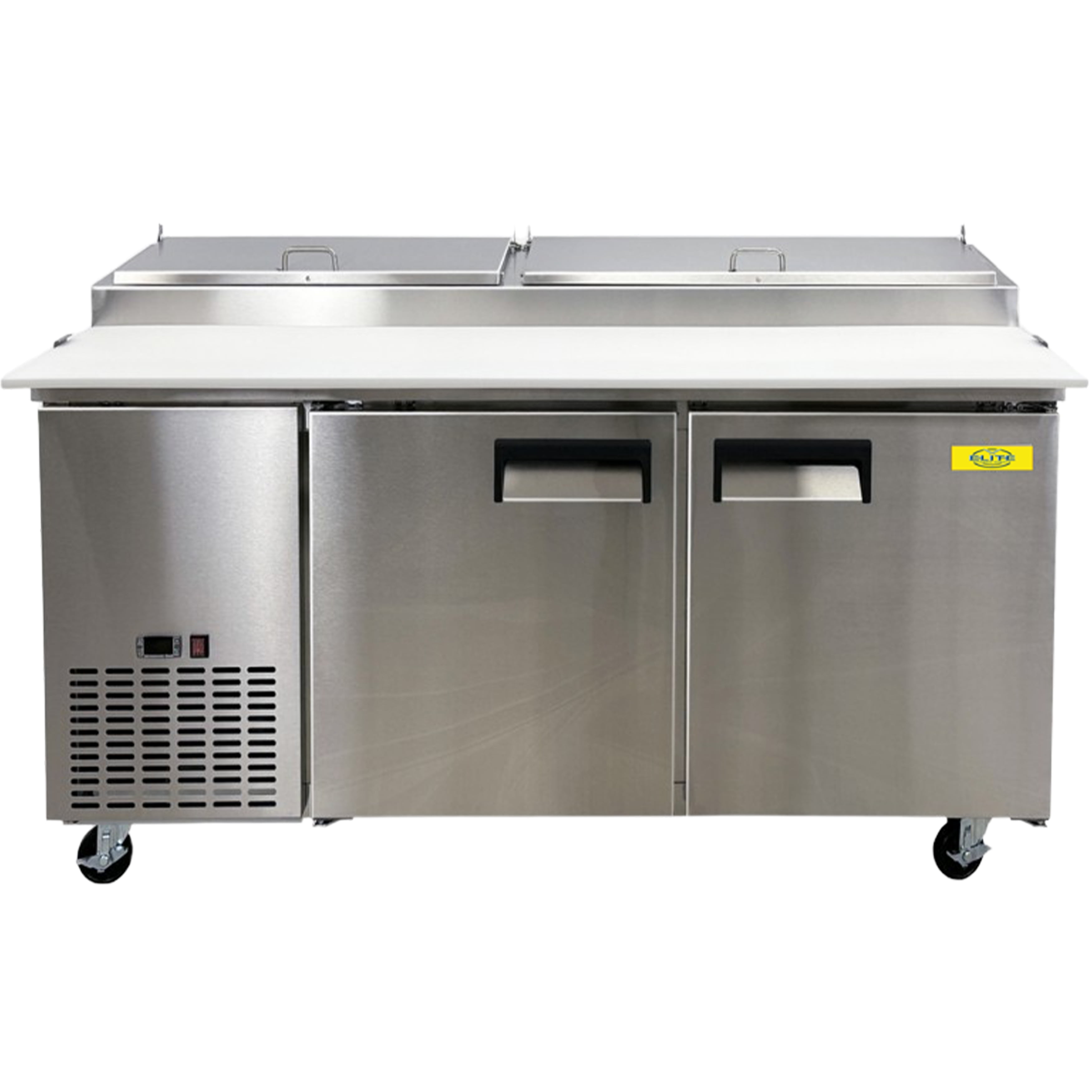 NSF 71 in. Refrigerated Food Prep Table 17 Cu.Ft. Pizza Pre Table ...