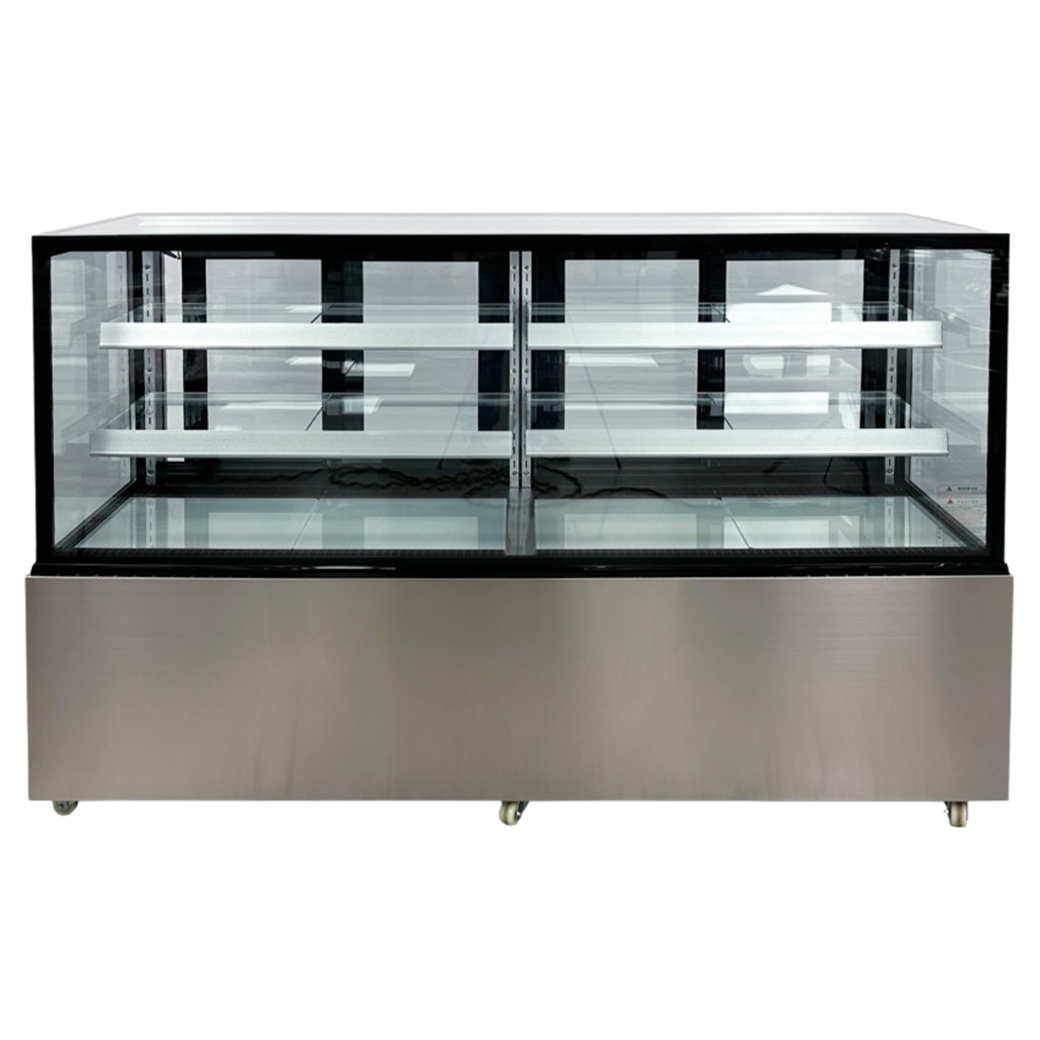 71 in. Refrigerated Cake Showcase Bakery Cooling Display 21.5 Cu.Ft ...