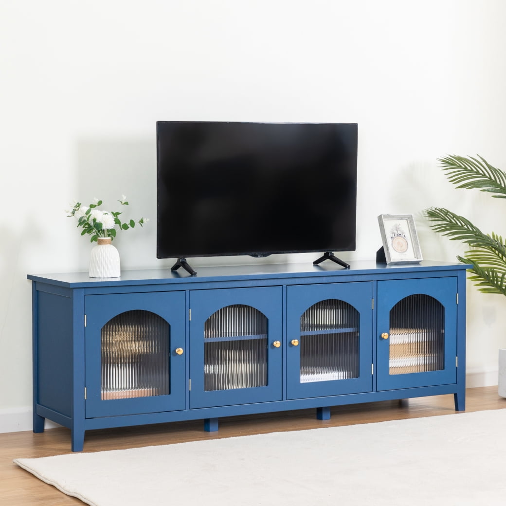 71 inch Stylish TV Cabinet, Entertainment Center Console Table with ...