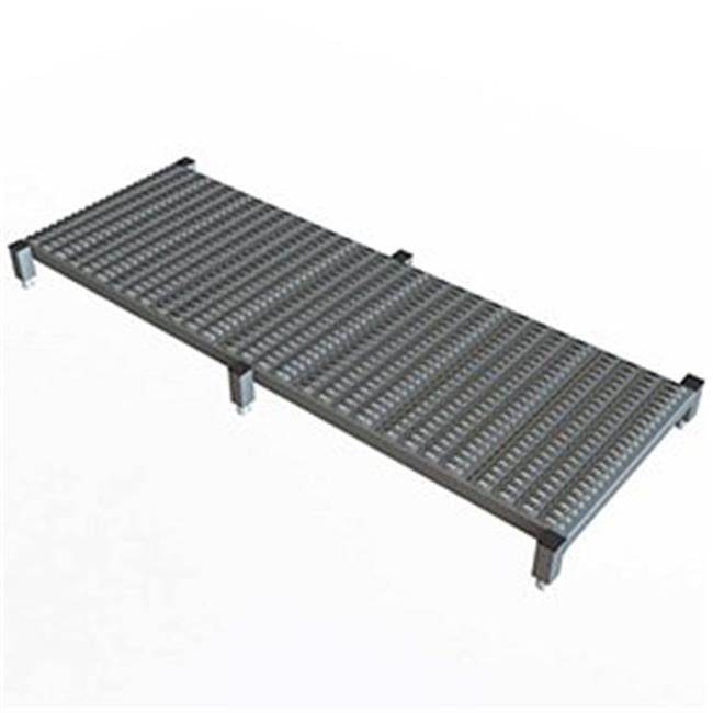 71 x 24 in. Adjustable Height Steel Work Platform - 5 to 8 in., Gray ...