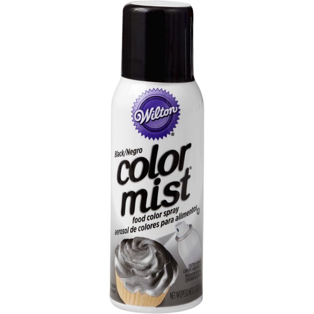 710-5506, Wilton 1.5 Oz Black Color Mist Food Color Spray - Walmart ...