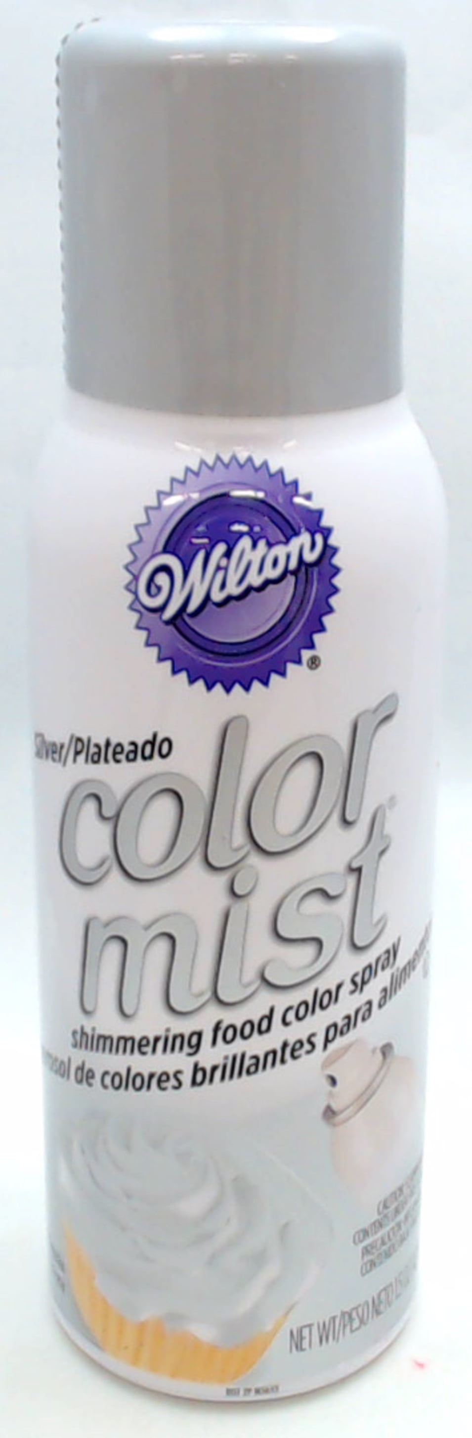 710-5521, Wilton 1.5 Oz Silver Color Mist Shimmering Food Color Spray ...