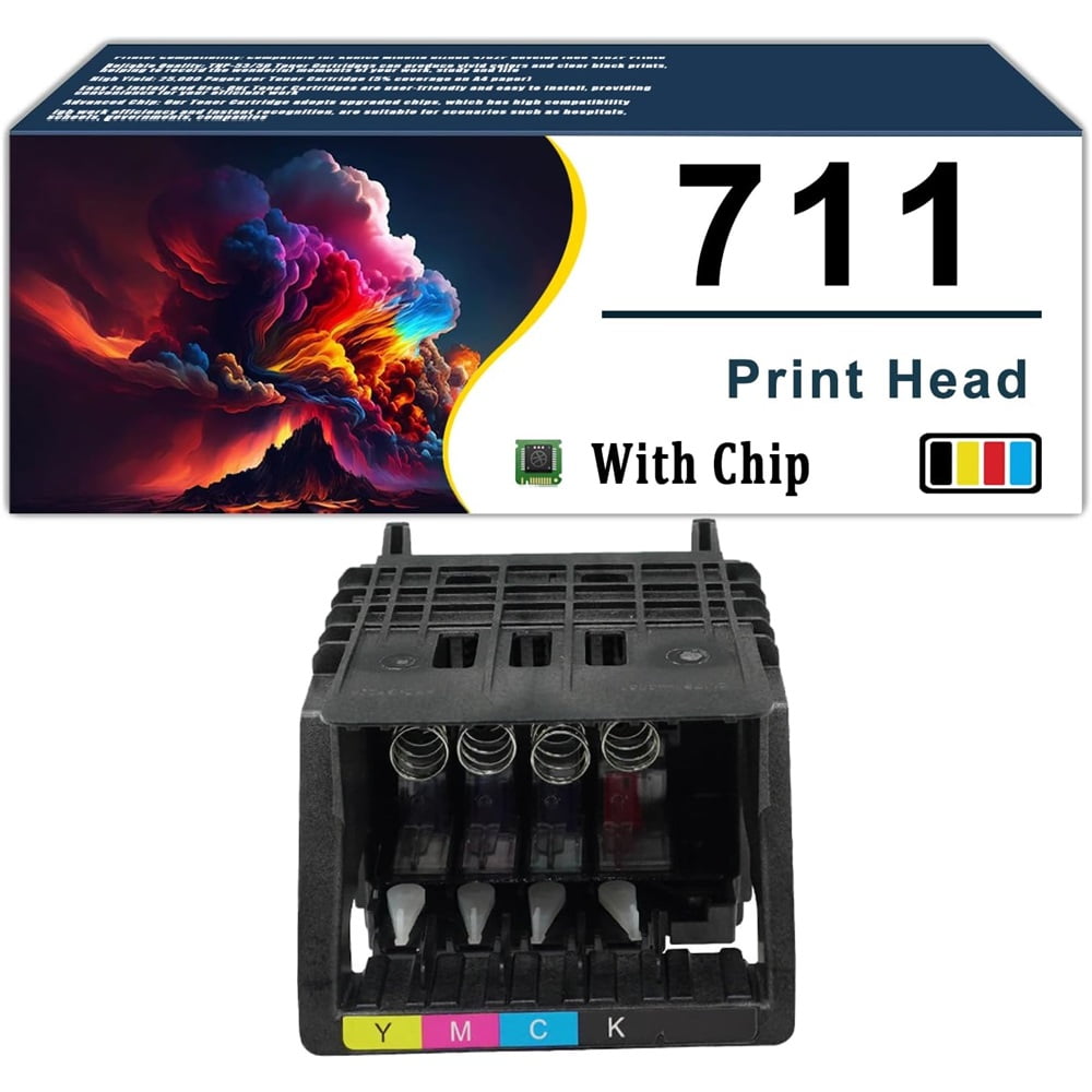 711 C1Q10A Print Head Compatible for HP DesignJet T530 T525 T520 T130 ...