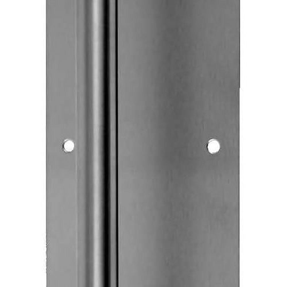 7111 Stainless Steel Pull Plate With 3/4" Round Pull, Stainless Steel ...