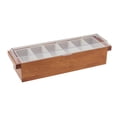 7117-C Wood condiment caddy Cherry - Walmart.com