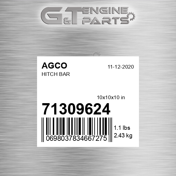 71309624 HITCH BAR fits AGCO (New OEM) - Walmart.com