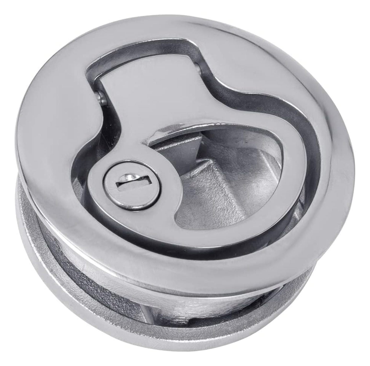 7132SLK 316 Stainless Steel Round Locking Slam with Egress Lever, 2 ...