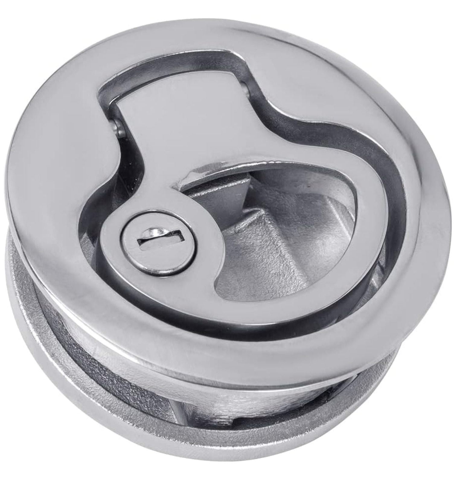 7132SLK 316 Stainless Steel Round Locking Slam with Egress Lever, 2 ...