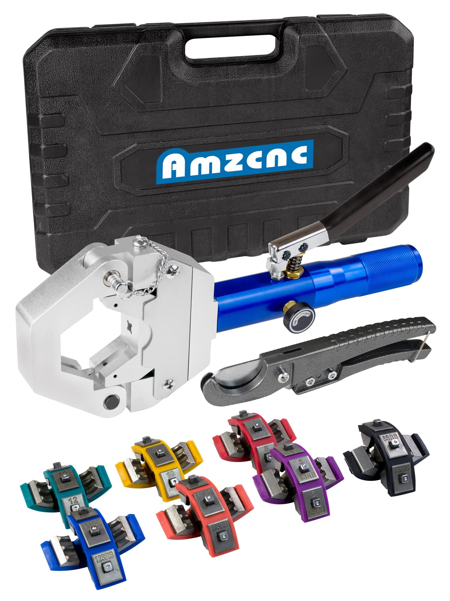 71500 Hydraulic A/C Hose Crimper Kit - Handheld Crimping Tool Set with ...