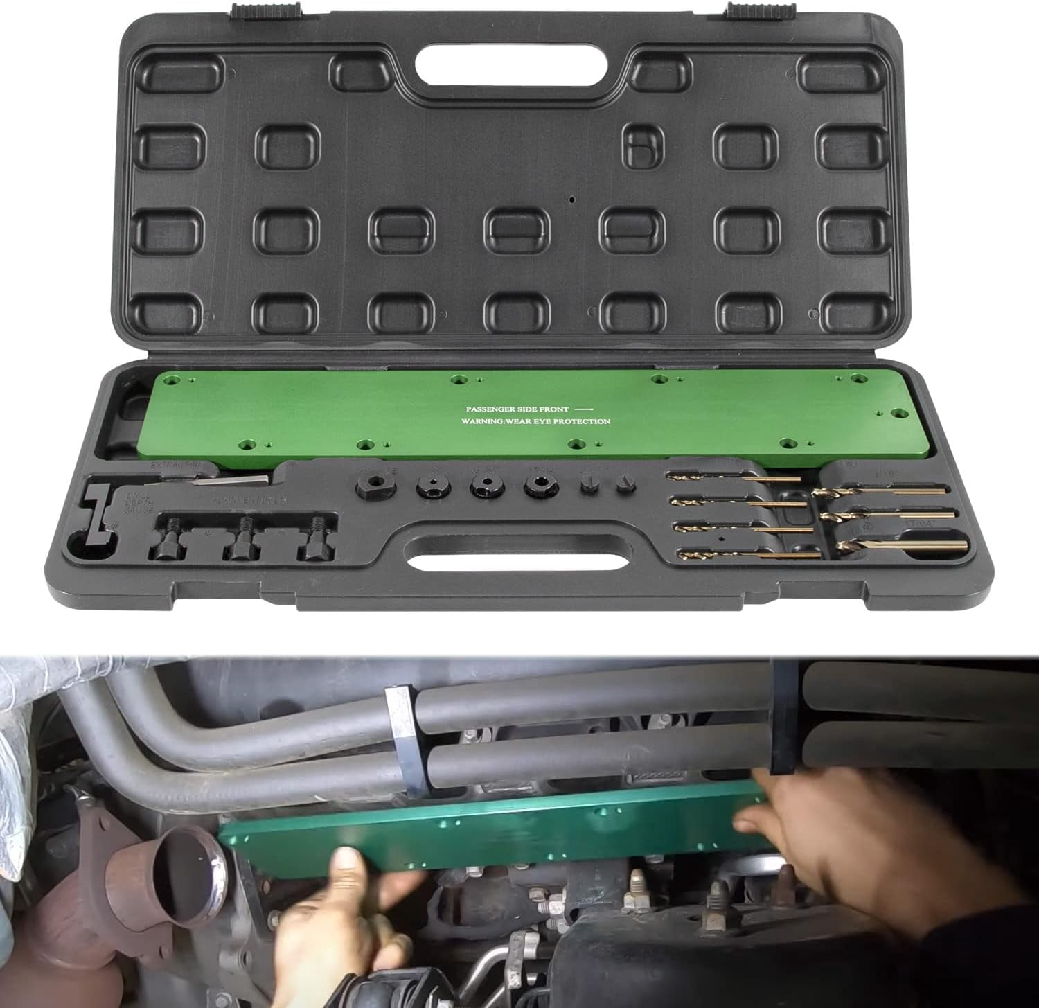 71500 Exhaust Manifold Bolt Stud Drill Template Removal Tool Kit Fit ...