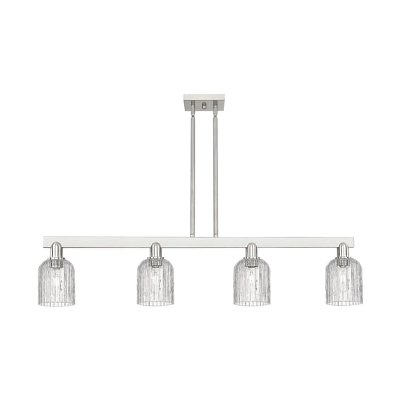 716-4I-SN-G559-5CL Innovations Lighting Bridal Veil - 4 Light Stem Hung ...