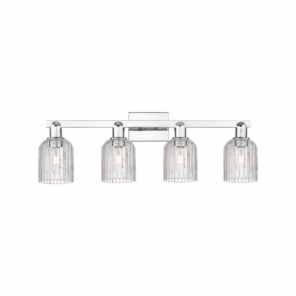 716-4W-PC-G559-5CL Innovations Lighting Bridal Veil - 4 Light Bath ...