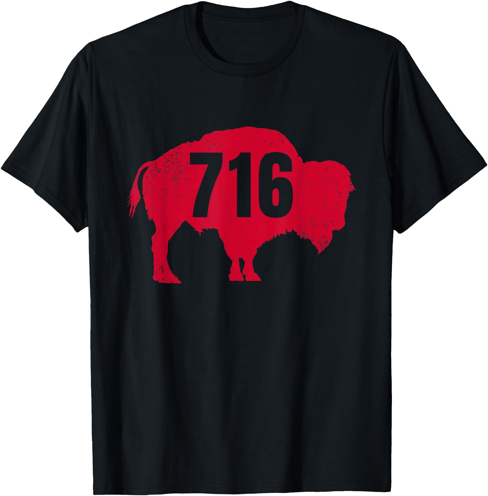 716 Area Code Buffalo New York WNY T-Shirt,Light Blue Color,Size 4XL ...