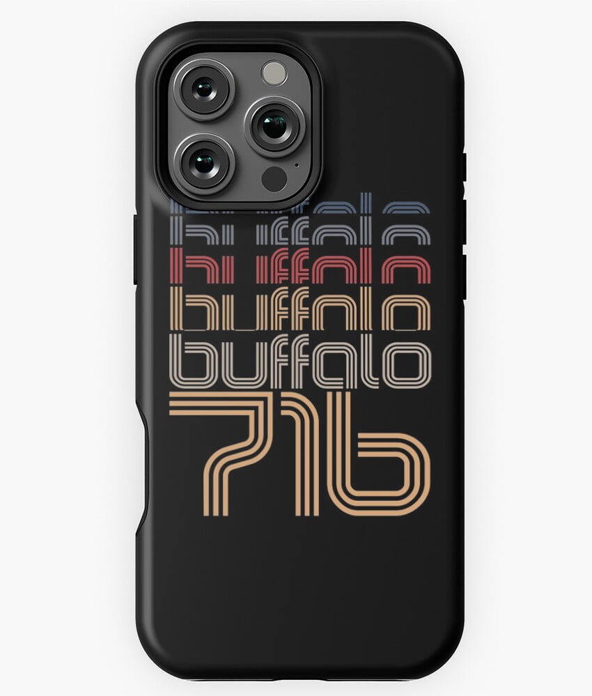 716 Buffalo NY Area Code Sports M4330 Phone Case for iPhone 17 16 15 14 ...