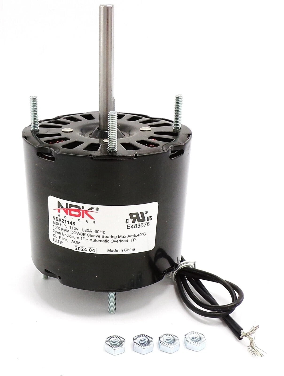 7163-7979 3.3" Motor 1/20 HP 1500 RPM 115V CCW Replaces Fasco D133 Same ...