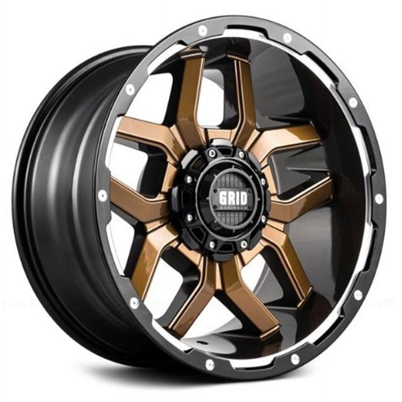 717952A187 17 x 9.0 in. 5 x 127-139.7 in. Bolt Pattern 12 Offset Wheel ...
