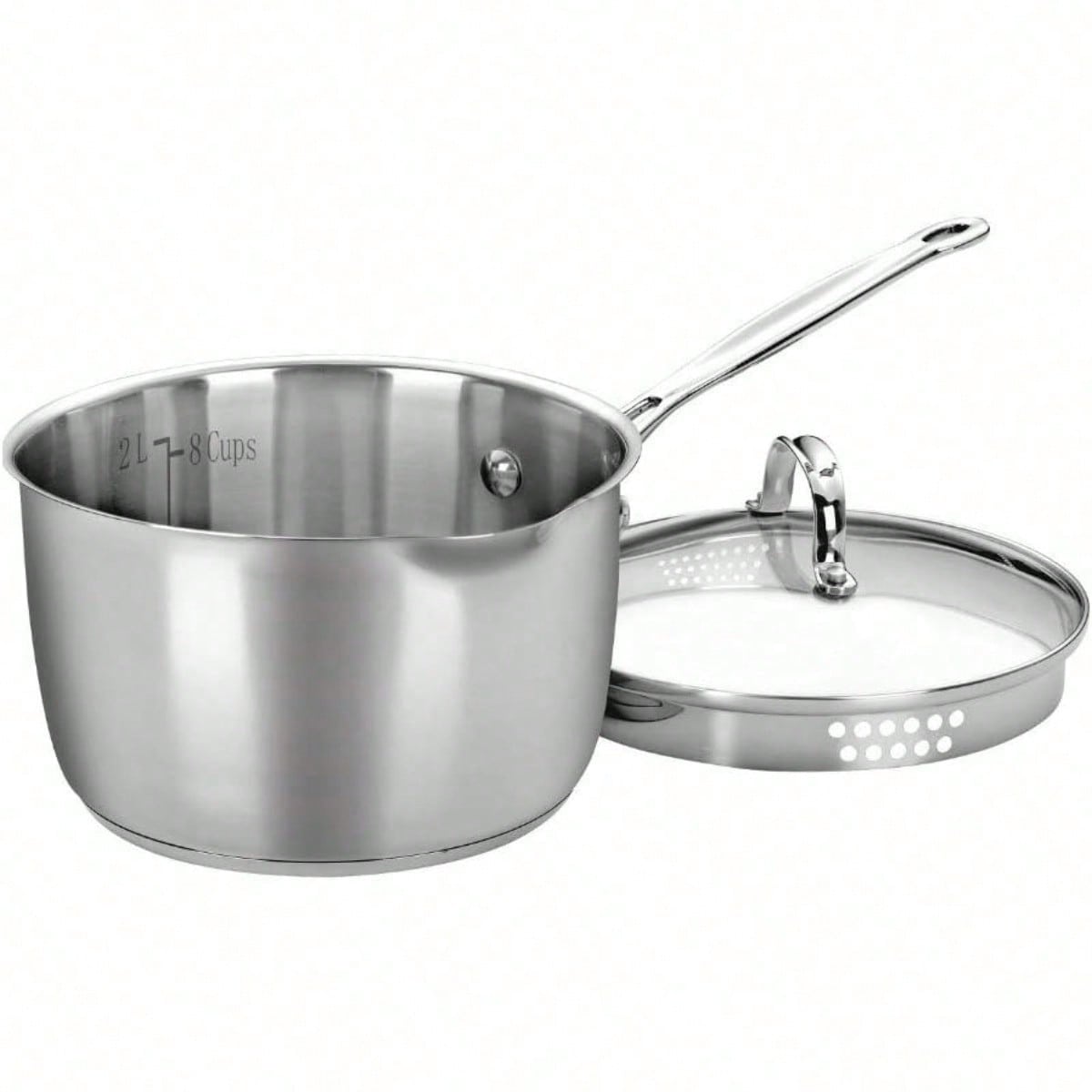 7193-20P Chef's Classic Stainless 3-Quart Cook and Pour Saucepan with ...