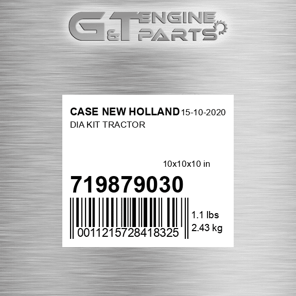 719879030 DIA KIT TRACTOR fits CASE NEW HOLLAND (New OEM) - Walmart.com