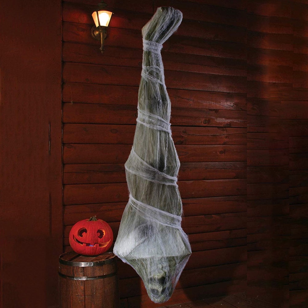 Windfall 71in Halloween Mummy Cocoon Corpse Body Covered with Spider ...