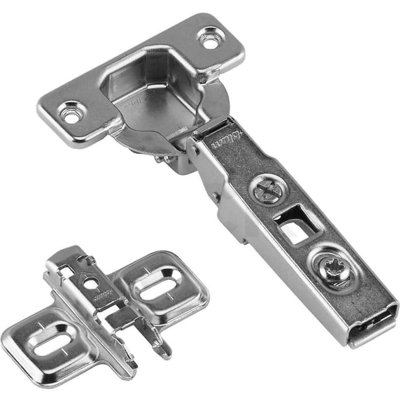 71m2550 100° Standard Overlay Hinge & 173l6100 Mounting Plate (2 Pack ...