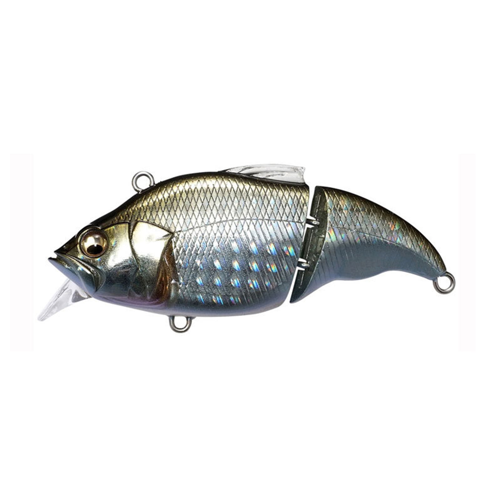 71mm 9.7g Fishing Lure 2 Sections Sharp Hook Simulated Reflective ...