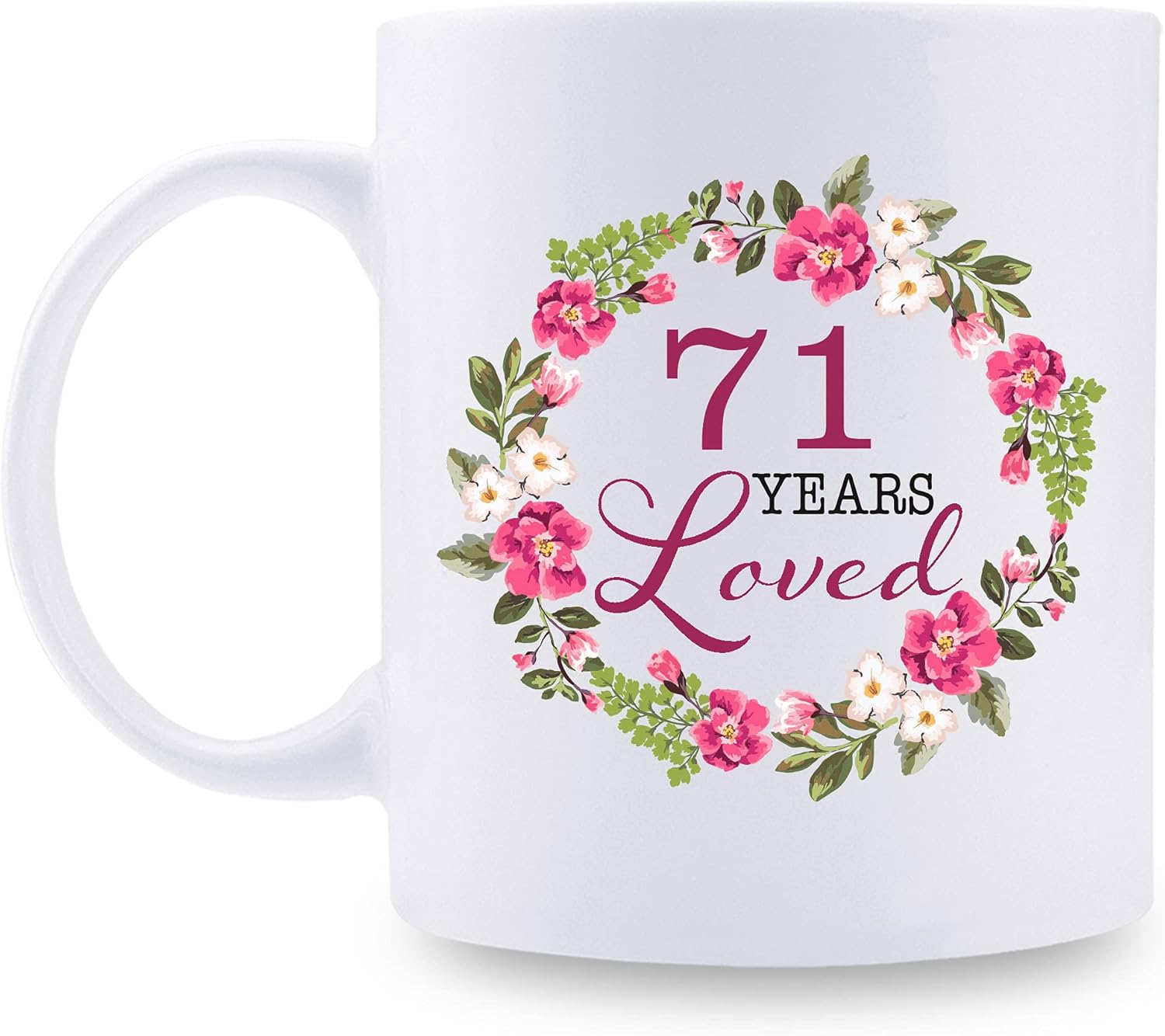 71st Birthday Gifts for Women - 71 Years Loved with A Garland Birthday ...