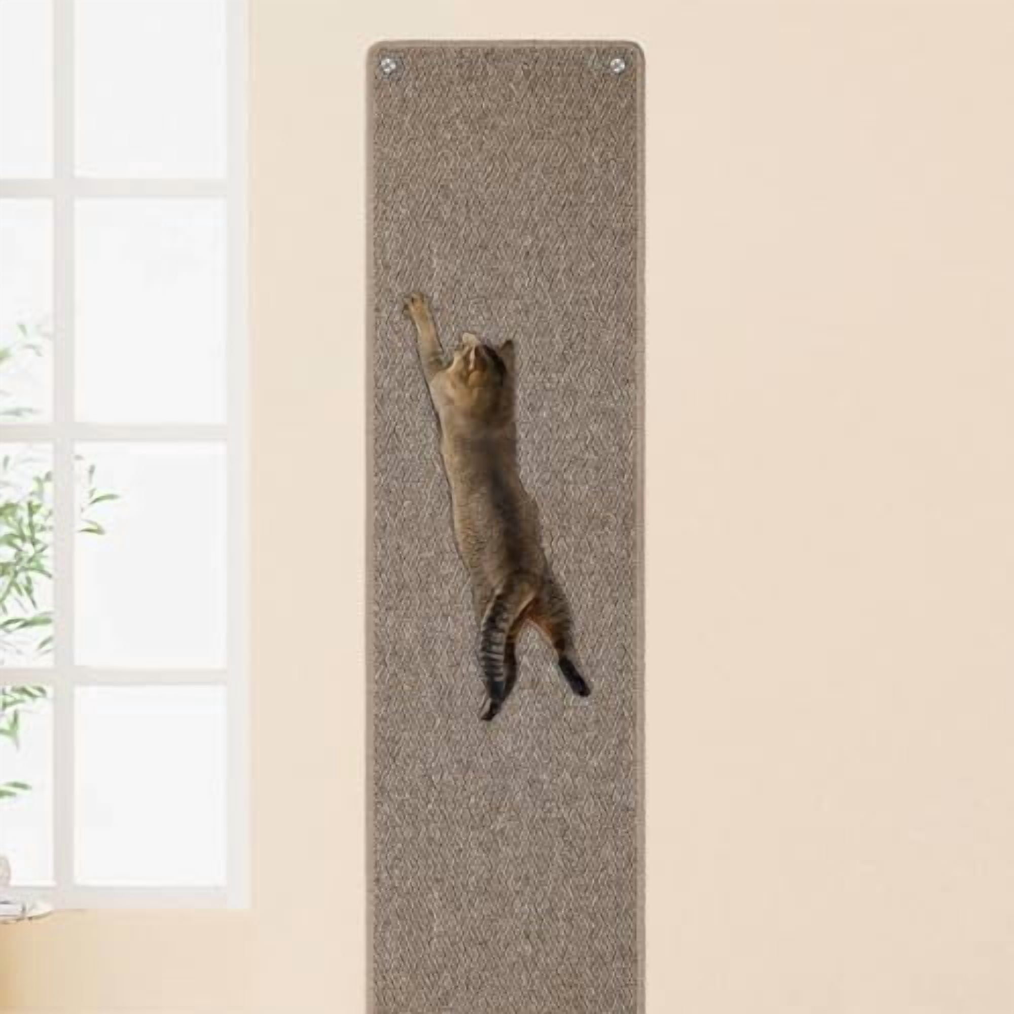 71x15.8 Thickened Cat Wall Climbing Carpet with 16 Fixed Nails, Extra ...