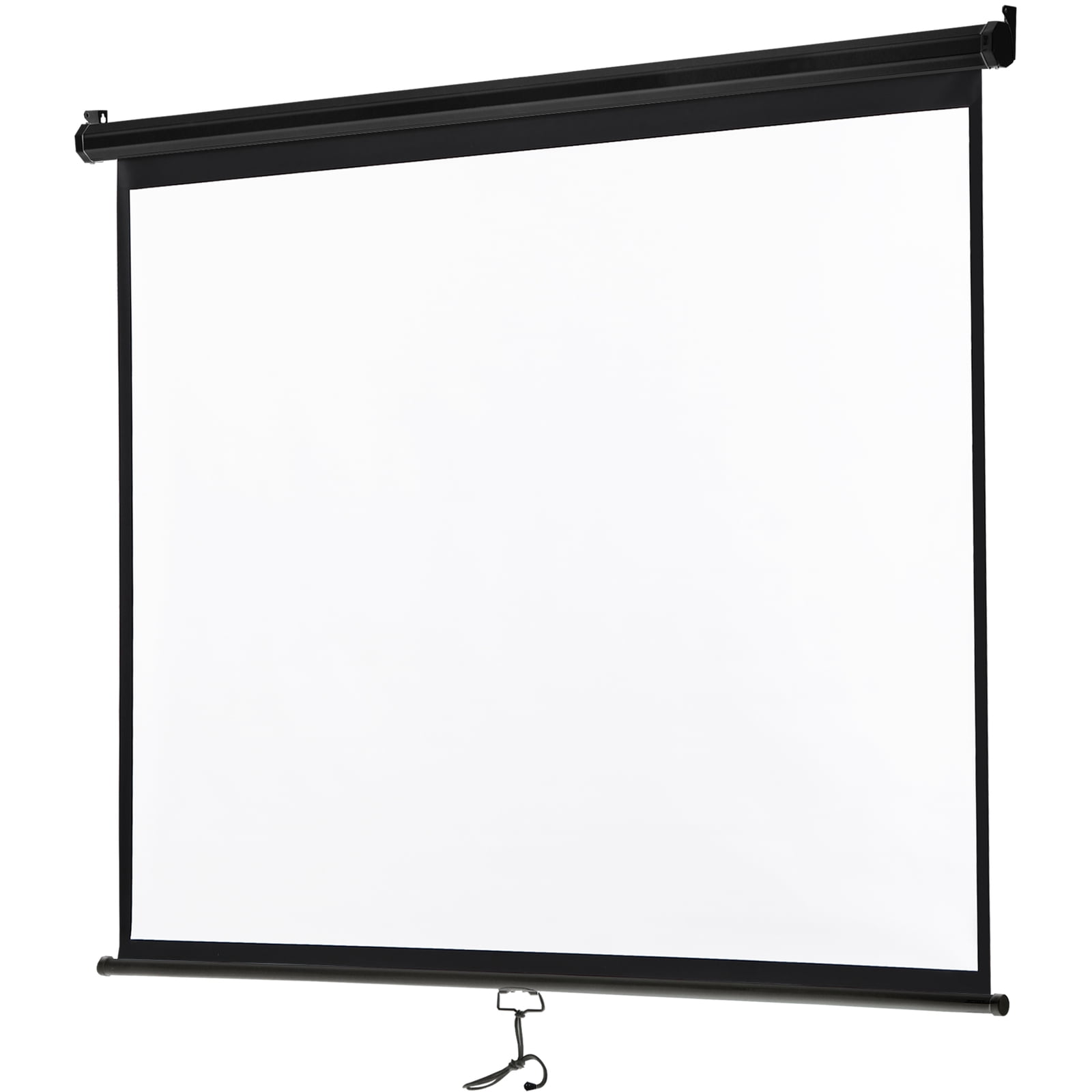 72" 4:3 HD Manual PullDown Retractable Projector Screen 4K Movie ...