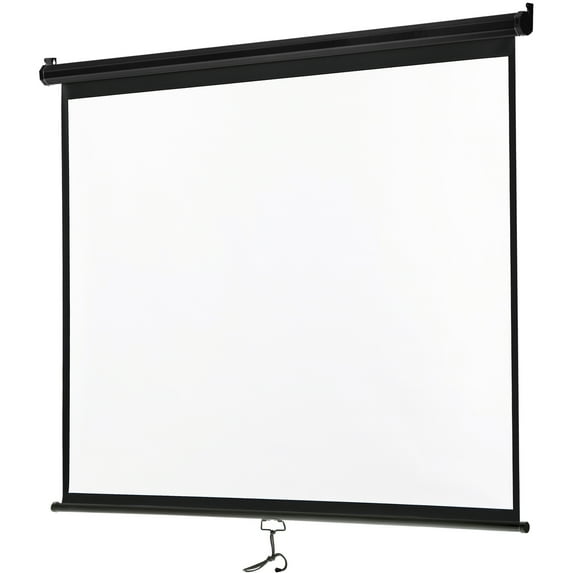 72" 4:3 HD Manual PullDown Retractable Projector Screen 4K Movie ...
