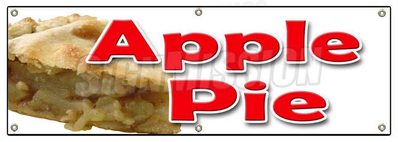 72" APPLE PIE BANNER SIGN baker sweets crust dutch cobbler home made ...