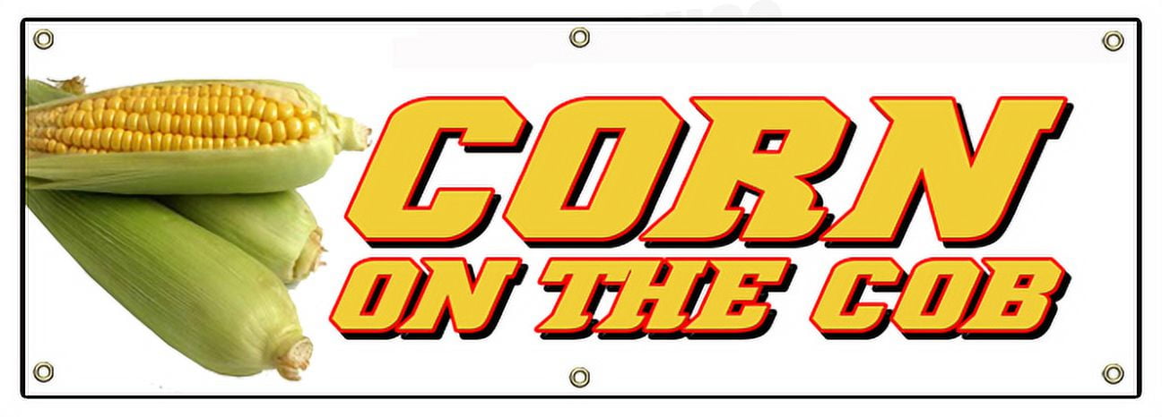 72" CORN ON THE COB BANNER SIGN farmers market stand - Walmart.com