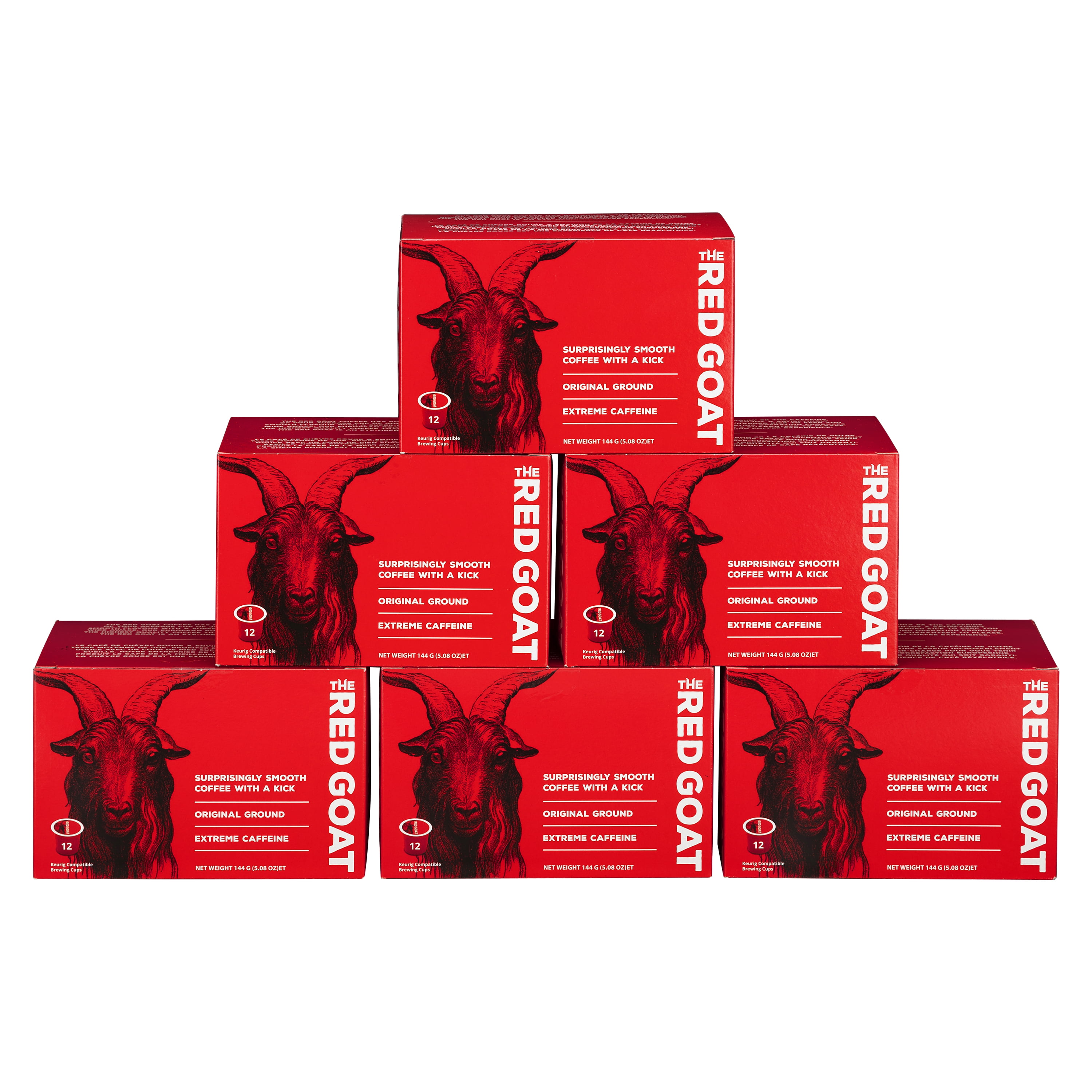 The Red Goat K-Cups Coffee 72 Count | Extreme-Caffeine Coffee ...