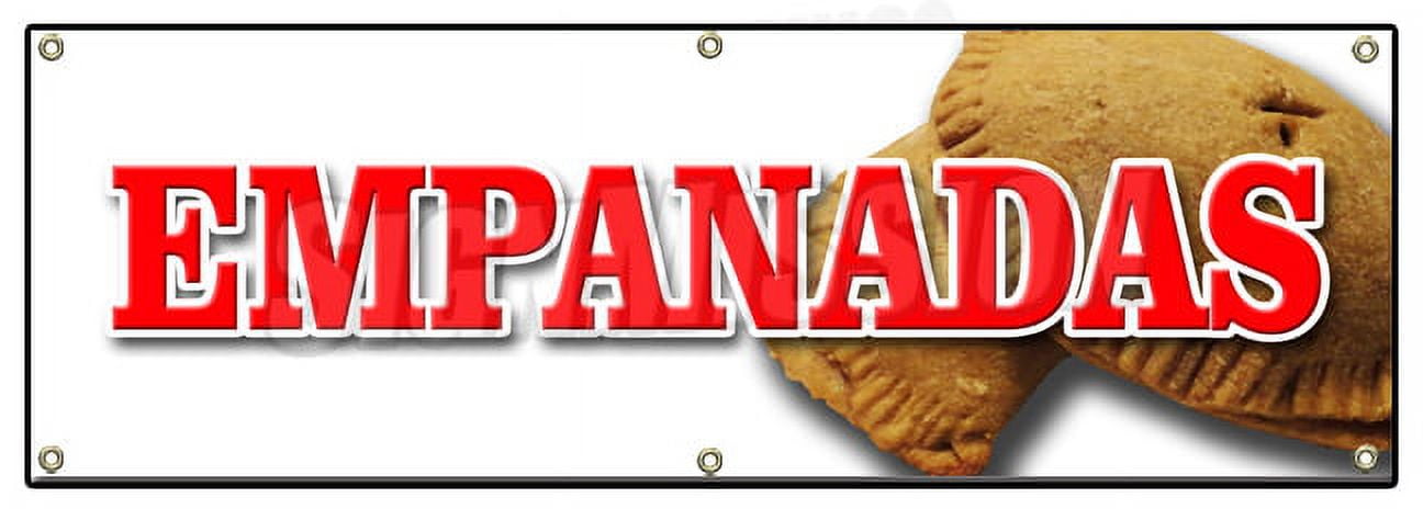 72" EMPANADAS BANNER SIGN latin restaurant food meat chicken hot pocket ...