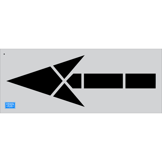 72" FHWA/DOT Straight Bike Lane Arrow Pavement Marking Stencil ...